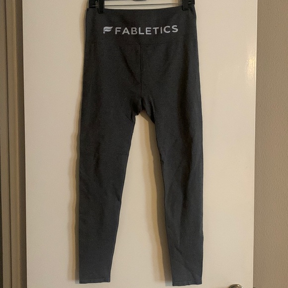Fabletics | Pants & Jumpsuits | Fabletics Full Length Logo Leggings ...